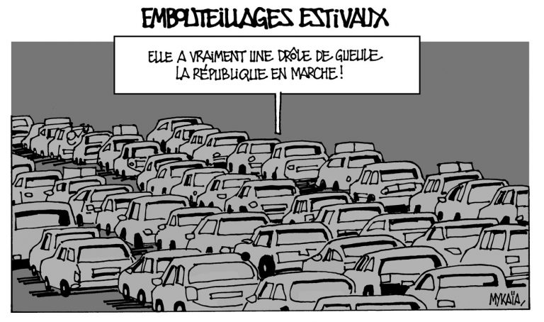 Le site de Mykaïa | Embouteillages estivaux - Le site de Mykaïa